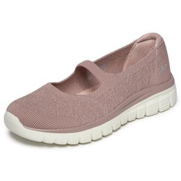 Ballerina Skechers "GRACEFUL", Damen, Gr. 38, mauve, Textil, Glitzer, Schuhe Ballerina, Freizeitschuh, Schlupfschuh, Slipper mit Stretch-Fit