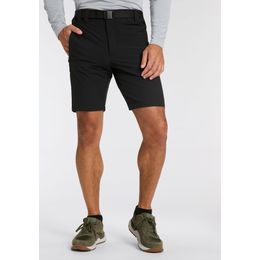 Funktionsshorts CMP, Herren, Gr. 52, N-Gr, schwarz (nero), Obermaterial: 89% Polyester, 11% Elasthan, Hosen, Elastisch & Atmungsaktiv