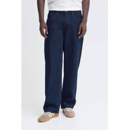 Comfort-fit-Jeans Blend "BHFlake", Herren, Gr. 32, L&auml;nge 34, denim dunkelblau, Denim/Jeans, 100% Baumwolle, unifarben, weit normal, Jeans, Jeanshose mit weitem Schnitt und geradem Bein - Flake Fit