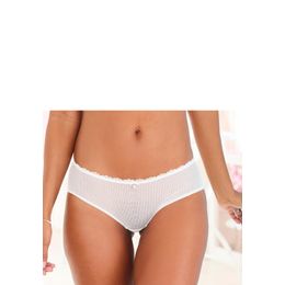 Panty Vivance, Damen, Gr. 32/34, beige (creme), Spitze, Obermaterial: 90% Polyamid, 10% Elasthan, Unterhosen Panty, aus Netzspitze in transparenter Optik