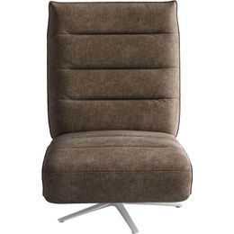 Sit & More TV-Sessel SIT & MORE "Eve", braun, B:80cm H:109cm T:98cm, 100% Polyester, Sessel, mit Herz-Waage und 2 Motoren, Bedienfelder im Sitz