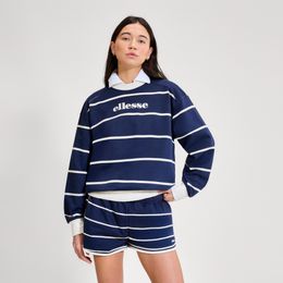 Sweatshirt Ellesse "TAGGIA SWEATSHIRT", Damen, Gr. 40, dunkelblau, of, Obermaterial: 85% Baumwolle, 15% Polyester, normal, Rundhals, Sweatshirts Sweatshirt
