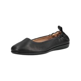 Ballerina Legero "Legero Ballerinas Leder", Damen, Gr. 39, schwarz, Leder, Schuhe Ballerina