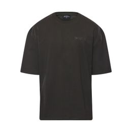 T-Shirt DROPSIZE "Dropsize Dropsize Heavy Oversize Crew Love T-Shirt", Damen, Gr. S, schwarz, 100% Baumwolle, bedruckt, oversize, Rundhals, Shirts T-Shirt