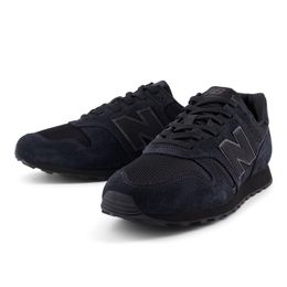 Sneaker New Balance "373", Herren, Gr. 44,5, schwarz, Leder, Textil, Schuhe Sneaker