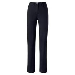 5-Pocket-Jeans Casual Looks, Damen, Gr. 23, Kurzgr&ouml;&szlig;en, schwarz (schwarz, denim), 78% Baumwolle, 20% Polyester, 2% Elasthan, unifarben, lang, Jeans 5-Pocket-Jeans, Topseller