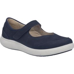 Slipper Josef Seibel "Megan 14, indigo", Damen, Gr. 38, blau (indigo), Obermaterial: 100% Rindsleder Leather cow., Schuhe Slipper