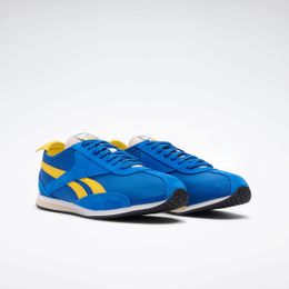 Sneaker Reebok CLASSIC "R400", Herren, Gr. 42,5, vector blau, optimum blau, golden haze, Leder, Synthetik, Textil, Schuhe Sneaker