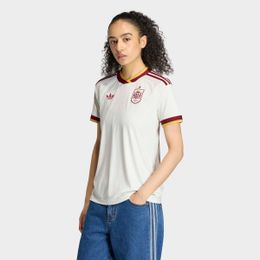 Fu&szlig;balltrikot adidas Performance "RFEF A JSY W", Damen, Gr. XXL, sanftes wei&szlig;, Obermaterial: 100% Polyester, Rundhals, Trikots Fu&szlig;balltrikot