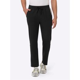 Schlupfhose CLASSIC, Herren, Gr. 60/62, Normalgr&ouml;&szlig;en, schwarz, 100% Baumwolle, gemustert, mehrfarbig, lang, Hosen Schlupfhose
