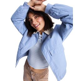 Outdoorjacke Roxy "Sweet Talk", Damen, Gr. L, blau blizzard, Obermaterial: 70% Walkfrottier, 30% Nylon;, Jacken Outdoorjacke