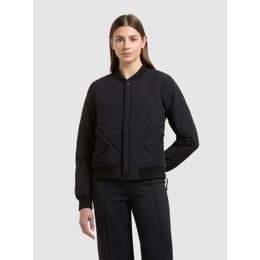Steppjacke Khujo "ANGE2", Damen, Gr. L, schwarz, Web, 84% Nylon, 16% Polyurethan, unifarben, regular fit, eingesetzt Rippb&uuml;ndchen, Jacken Steppjacke
