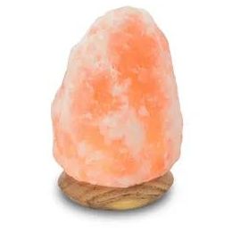 WAGNER LIFE DESIGN Salzkristall-Tischlampe "USB-Rock", orange, H: 10cm, 1 Stk., Leuchten, Handgefertigt aus Salzkristall - jeder Stein ein Unikat, H: ca.10 cm