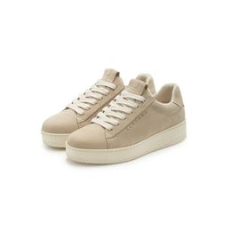 ELBSAND Sneaker 'Freizeitschuh, Lederschuh, Ledersneaker, Turnschuh, Schn&uuml;rschuhe' beige Gr. 41 f&uuml;r Damen