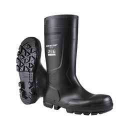 Stiefel Dunlop "Work-It" Gr. 35, schwarz, 35, Obermaterial: 100% PVC PVC., Schuhe, Stiefel