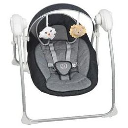Babywippe BABYGO "Dandly, anthracite", Baby, grau (anthrazit), Kunststoff, Metall, Babywippen, elektrisch, mit Sound