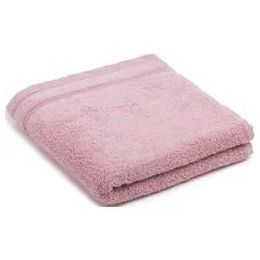 G&ouml;zze Handt&uuml;cher G&Ouml;ZZE "Monaco", rosa (altrosa), B:50cm L:100cm, Walkfrottier, Obermaterial: 100% Baumwolle, Handt&uuml;cher, im Set, Uni Farben, mit gewellter Bord&uuml;re, reine Baumwolle