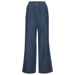 H.I.S. H.I.S Schlupfhose blau Gr. 48/50 f&uuml;r Damen. Figurumspielend. Nachhaltig.