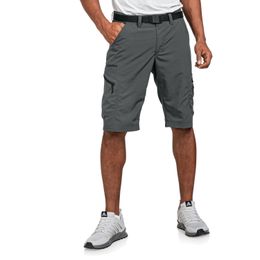 Sch&ouml;ffel Shorts SCH&Ouml;FFEL "Shorts Silvaplana2", Herren, Gr. 56, N-Gr, grau (asphalt), Obermaterial: 100% Nylon, Hosen Shorts, schnell trocknendes Material, hoher Feuchtigkeitstransport, Topseller