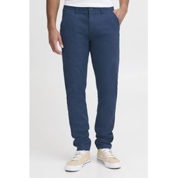 Chinohose Blend "BHKarvan", Herren, Gr. 34, L&auml;nge 34, marineblaus, Web, 99% Baumwolle, 1% Elasthan, unifarben, Basic, normal lang, Hosen Chinohose, Klassiche Stoffhose mit G&uuml;rtelschlaufen - Regular Fit