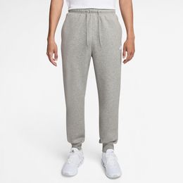 Sporthose Nike Sportswear "M NK CLUB BB JOGGER", Herren, Gr. XL, N-Gr, wei&szlig; (dk grau heather, lt smoke grau, wei&szlig;), Obermaterial: 80% Baumwolle, 20% Polyester, Hosen Sporthose, aus angerautem Fleece, mit elastischem Bund und Kordelzug