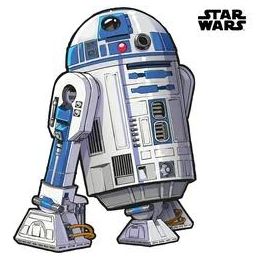 Vliestapete Komar "Selbstklebende Vlies - Star Wars XXL R2D2 - Gr&ouml;&szlig;e 127 x 120 cm", bunt, B:127m L:120m, Vlies, Tapeten, Kinderzimmer