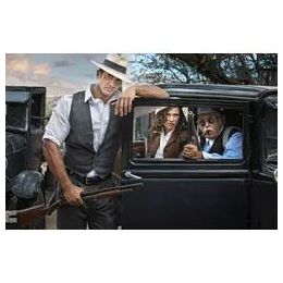 Fototapete papermoon "GANGSTERS-20 JAHRE VINTAGE RETRO USA OLDTIMER WAFFEN", bunt, B:4m L:2,6m, Vlies, Tapeten