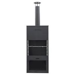 Grillkamin WESTMANN "LG610", schwarz, B:41cm T:70cm, Grills, BxTxH: 41x70x229 cm