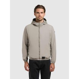 Blouson Khujo "DERF", Herren, Gr. L, bone beige, Web, 100% Nylon, regular fit h&uuml;ftlang, eingesetzt angesetztes B&uuml;ndchen, Jacken Blouson