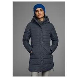 Wintermantel Polarino, Damen, Gr. 44, blau (marine), Obermaterial: 100% Polyester. Futter: 100% Polyester. Wattierung: 100% Polyester, unifarben, Rippstrickb&uuml;ndchen, M&auml;ntel Wintermantel, Warm wattiert. Obermaterial wasserabweisend und winddicht.
