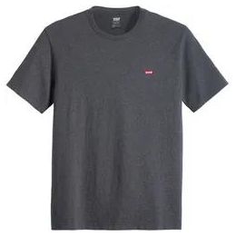 Levi's T-Shirt LEVI'S "T-Shirt Original Housemark Tee 1er Pack", Damen, Gr. XXL, grau (dunkelgrau), Obermaterial: 100% Baumwolle CO., Shirts T-Shirt