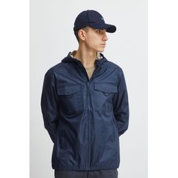 Kurzjacke Blend "BHOuterwear", Herren, Gr. M, blau (marineblaus), 100% Polyester, unifarben, regular fit normal, eng, Jacken Kurzjacke, Klassische &Uuml;bergangsjacke