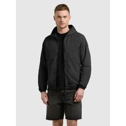 Blouson Khujo "DERF", Herren, Gr. L, schwarz, Web, 100% Nylon, regular fit h&uuml;ftlang, eingesetzt angesetztes B&uuml;ndchen, Jacken Blouson