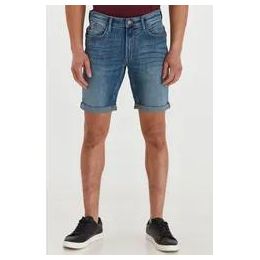 Jeansshorts Blend "BHGrilitsch", Herren, Gr. XL, US-Gr&ouml;&szlig;en, denim lightblau, Web, 98% Baumwolle, 2% Elasthan, unifarben, Basic, normal kurz, Jeans Jeansshorts, Stilvolle 5-Pocket-Jeansshorts mit leichten Destroyed-Effekten