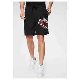 Boardshorts Lonsdale "ATLOW", Herren, Gr. 4XL, N-Gr, schwarz, Obermaterial: 100% Polyester. Futter: 100% Polyester, kurz, Hosen, Badeshorts
