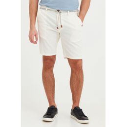Leinenhose Blend "BHMennok", Herren, Gr. M, US-Gr&ouml;&szlig;en, wei&szlig; (sanftes wei&szlig;), 55% Leinen, 45% Baumwolle, unifarben, regular fit lang, Hosen, Leinenmix-Shorts mit Stoff G&uuml;rtel
