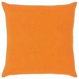 Dekokissen Pad "Risotto", orange, unifarben, B:50cm L:50cm, Baumwolle, Dekokissen_Sitzkissen_Kissenh&uuml;llen, einzigartiges Design, 1 St&uuml;ck