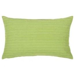 Dekokissen Pad "Lamonte", gr&uuml;n, unifarben, B:60cm L:40cm, Baumwolle, Dekokissen_Sitzkissen_Kissenh&uuml;llen, Kissenh&uuml;lle ohne F&uuml;llung, Uni Farben, 1 St&uuml;ck, verschiedene Gr&ouml;&szlig;en