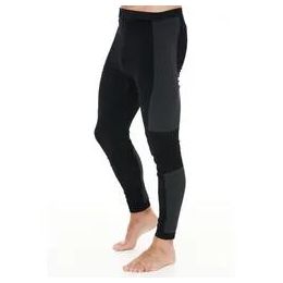 Thermohose SOS "Kalmar", Damen, Gr. S/M, US-Gr&ouml;&szlig;en, schwarz, 64% Polyamid, 28% Polyester, 8% Elasthan, unifarben, lang, Hosen Thermohose, mit nahtlosem Design
