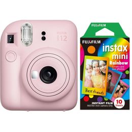 Fujifilm Instax Mini 12 blossom pink + Rainbow Film - Dealpreis