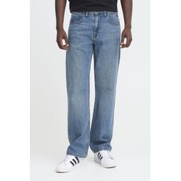 Bequeme Jeans Blend "BHFlake", Damen, Gr. 33, L&auml;nge 30, denim middle blau, Denim/Jeans, 100% Baumwolle, unifarben, Basic, relaxed fit normal, Jeans, Jeanshose mit weitem Schnitt und geradem Bein - Flake Fit