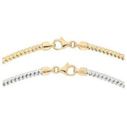 Collier Vivance "Wendecollier", gelb (gelbgold 585), Halsketten, Damen, Gelbgold 585, Collier