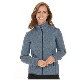 Fleecejacke WHISTLER "SAMANI", Herren, Gr. 36, blau (hellblau), 100% Polyester, meliert, normal, hoch geschlossener Ausschnitt, Jacken Fleecejacke, aus schnell trocknendem Funktionsmaterial
