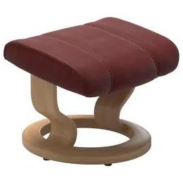 Fu&szlig;hocker stressless "Consul", rot (cherry paloma), B:54cm H:38cm T:39cm, Leder BATICK: BATICK ist ein leicht korrigiertes, durchgef&auml;rbtes und genarbtes M&ouml;belleder, bei dem die meisten Unebenheiten und Spuren in der Regel entfernt wurden.;Leder PALOMA: PALOMA ist ein durchgef&auml;rbtes Semianilin-M&ouml;belleder mit nat&uuml;rlicher Narbung.;ROHLEDER Stoff Q2 FARON: Ein fester zuverl&auml;ssiger Boucl&eacute; mit einem str