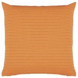 Dekokissen Pad "Lamonte", orange, unifarben, B:60cm L:60cm, Baumwolle, Dekokissen_Sitzkissen_Kissenh&uuml;llen, Kissenh&uuml;lle ohne F&uuml;llung, Uni Farben, 1 St&uuml;ck, verschiedene Gr&ouml;&szlig;en