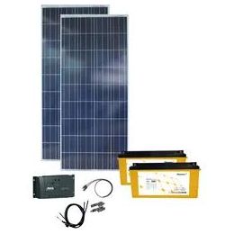 Solarmodul Phaesun "Energy Generation Kit Solar Rise", schwarz, Solarmodule, 165 W