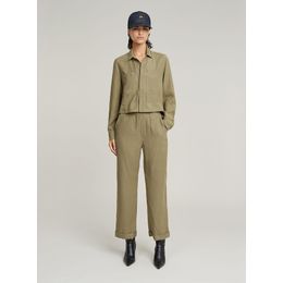 G-Star Raw Jumpsuit G-STAR "Modular Army Jumpsuit", Damen, Gr. L, Normalgr&ouml;&szlig;en, ensis gr&uuml;n, Obermaterial: 90% Viskose, 10% Polyester, Overalls Jumpsuit