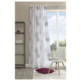 Vorhang Home Wohnideen "RAWLINS" Gr. 2, grau, B:140cm H:175cm, Voile, Polyester, Gardinen