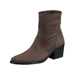 Stiefelette Paul Green "Paul Green Stiefelette Veloursleder", Damen, Gr. 42, erde, Veloursleder, Schuhe Stiefelette