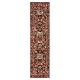 Teppich FLAIR RUGS "Gillingham", rot, B:66cm H:12mm L:300cm, Kunstfaser, Teppiche, Teppich, Vintage Stil